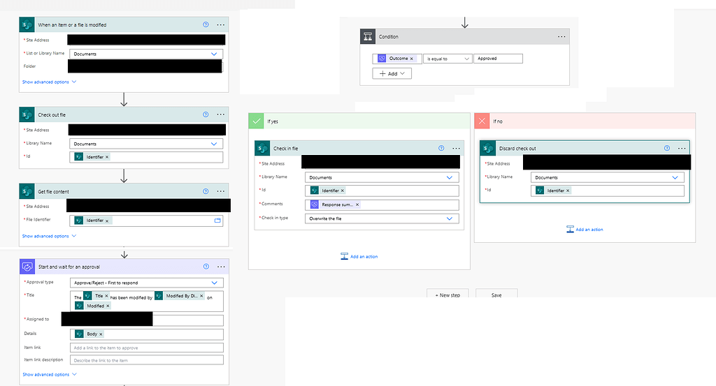Need Assistance With Power Automate Approving Modifications In