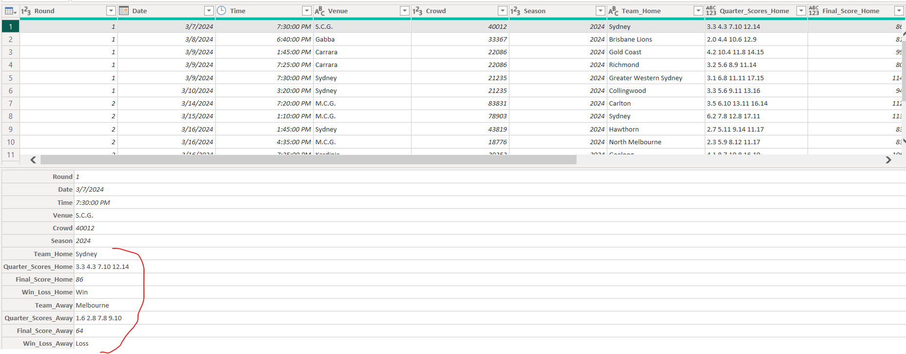 How To Creat A New Column Which Reverses The Order Of Every Second Row