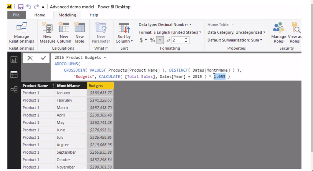 Data Modelling - Table Function - Data Model - Enterprise DNA Forum