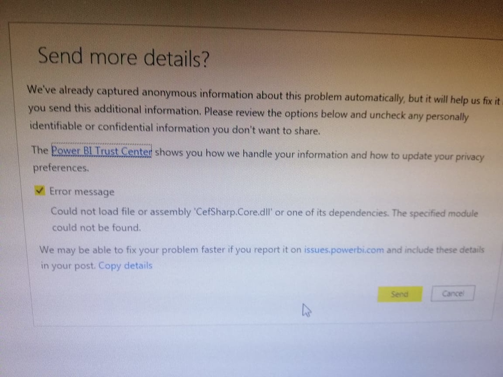 PBI Desktop error - Power BI - Enterprise DNA Forum