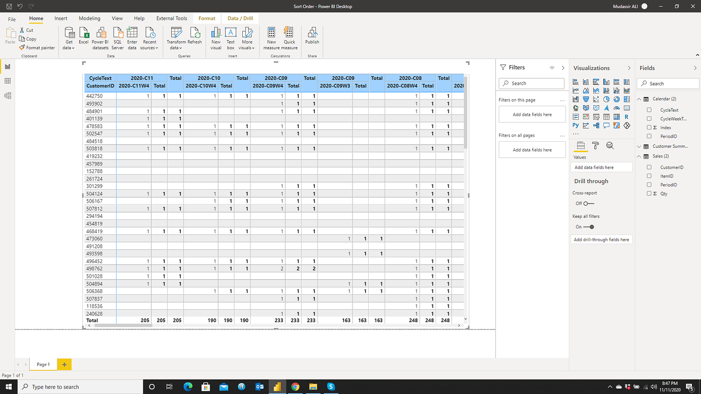 Sort Matrix by Column in Descending Order - Power BI - Enterprise DNA Forum