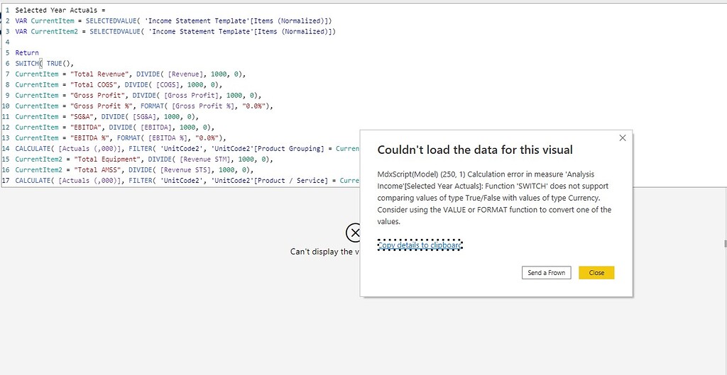 SWITCH TRUE() Financial Reporting - DAX Calculations - Enterprise DNA Forum