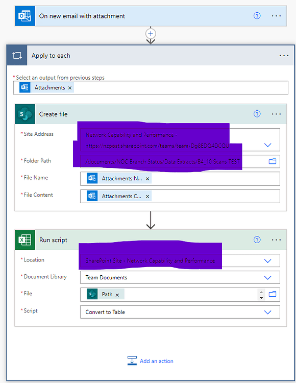Power Automate Flow Excel Attachment from Outlook to Sharepoint List - Power Platform ...
