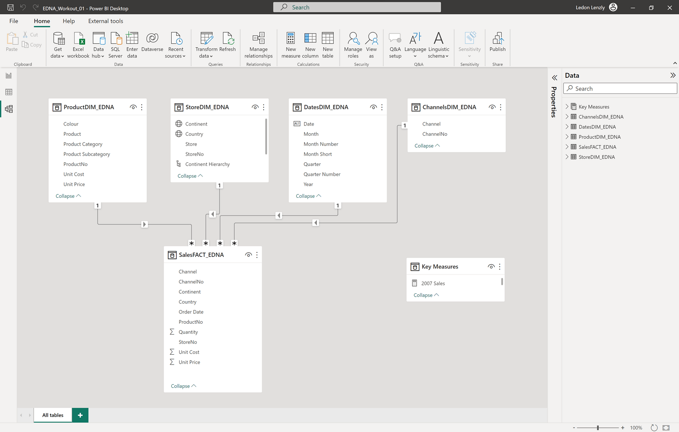 Data Modelling Workout 01 - Star Schema - Power BI - Enterprise DNA Forum