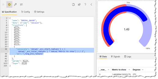 Dynamic gauge chart using deneb - Deneb Showcase - Enterprise DNA Forum