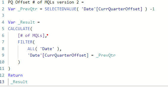 Offset Time Intelligence Not Working Properly - DAX Calculations - Enterprise DNA Forum