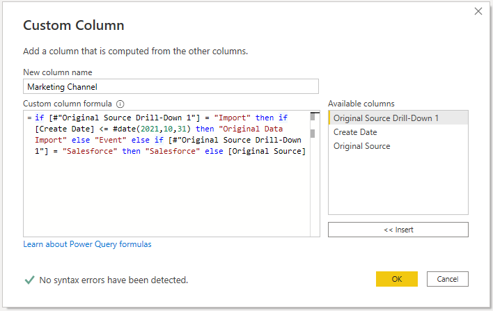 IF AND Statement In M Query Editor Enterprise DNA Forum