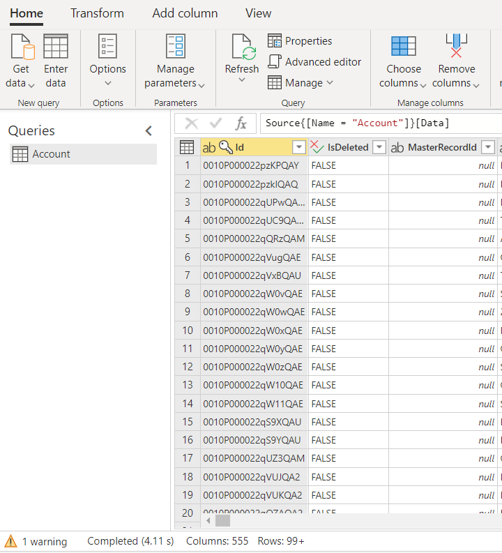 List Of Columns In Data Flow Table Data Model Enterprise DNA Forum