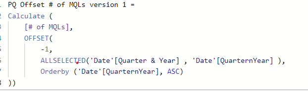Offset Time Intelligence Not Working Properly - DAX Calculations - Enterprise DNA Forum