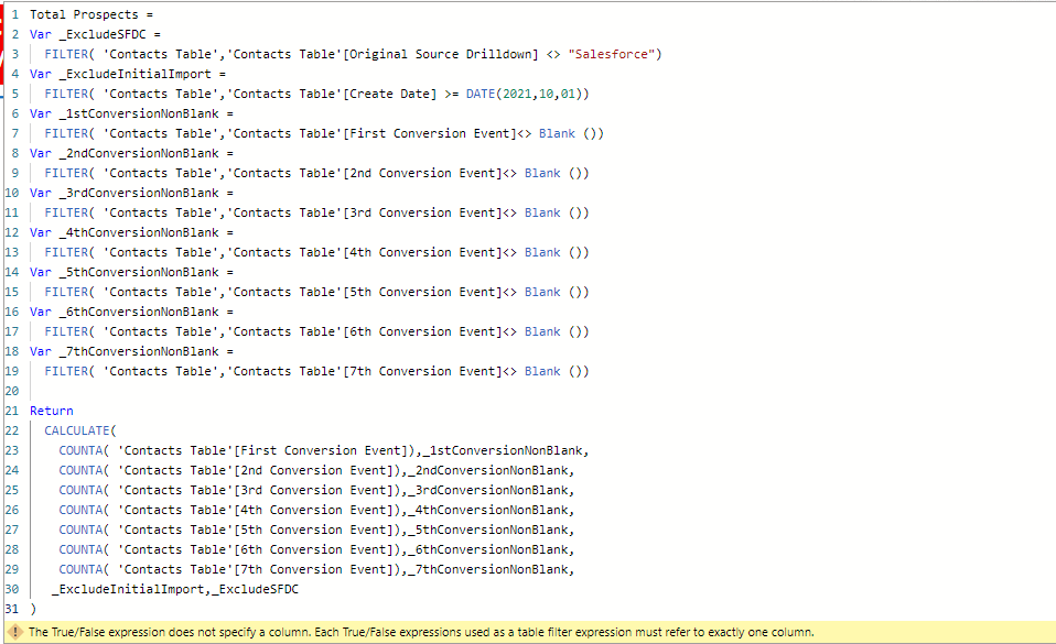 Multiple Counta Functions And Filters In One Measure DAX Calculations Enterprise DNA Forum