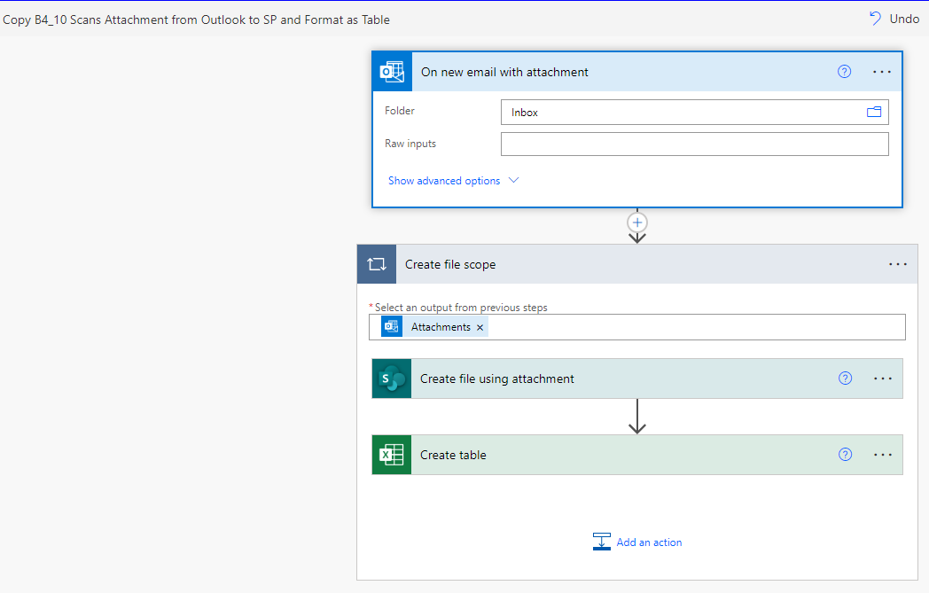 Power Automate Flow Excel Attachment From Outlook To Sharepoint List 